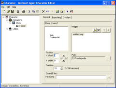 Microsoft Agent Character Editor - Agentpedia