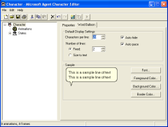 Microsoft Agent Character Editor - Agentpedia