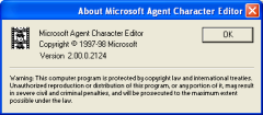 Microsoft Agent Character Editor - Agentpedia