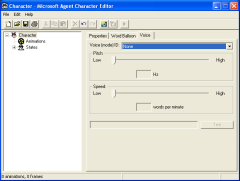 Microsoft Agent Character Editor - Agentpedia