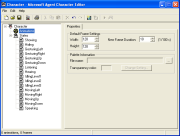 Microsoft Agent Character Editor - Agentpedia